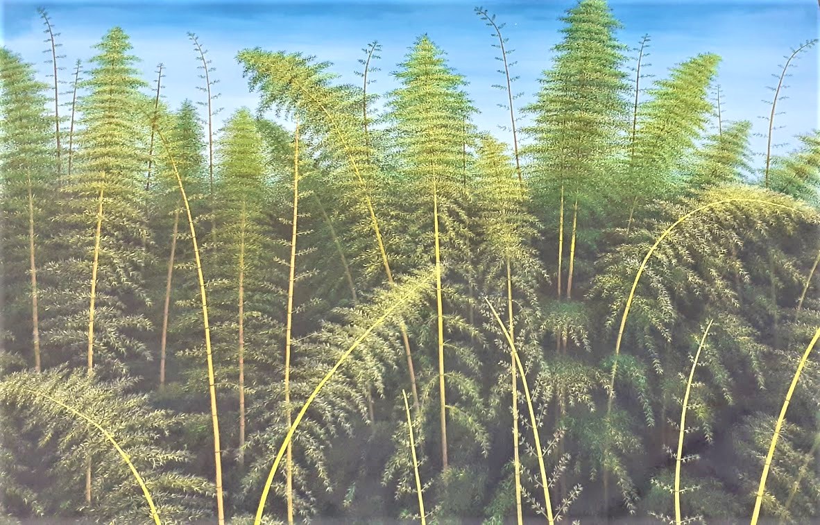 Bambú y cielo azul - Proarte Galeria